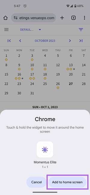 Create a Home Screen Icon for Your Phone or Tablet – Momentus Support ...