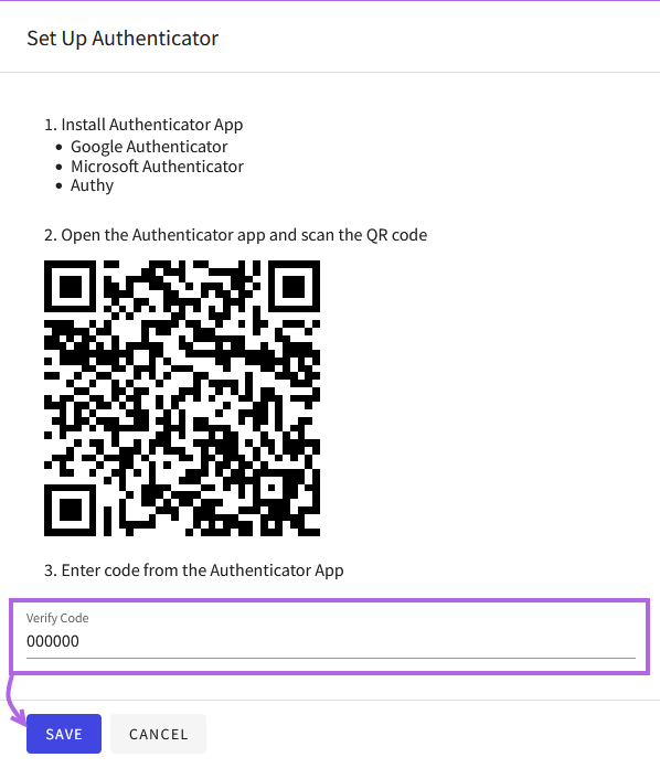 Enable Multi-Factor Authentication (MFA) – Momentus Support Center
