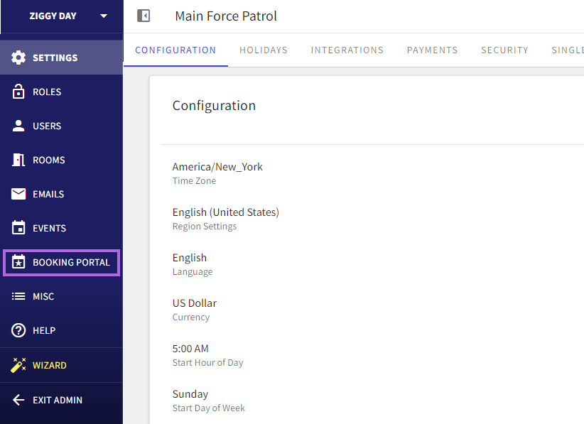 Manage Booking Portals – Momentus Support Center